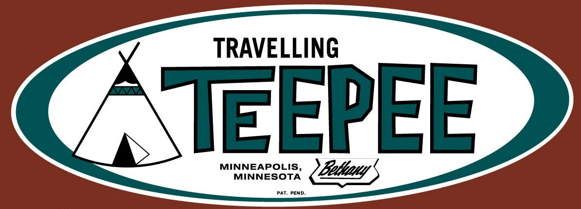 1965 Bethany TeePee Camper Decal – Vintage Reproductions