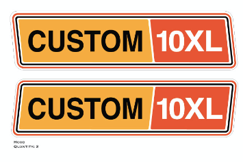 SEARS Custom 10XL Decals (L+R) – Vintage Reproductions