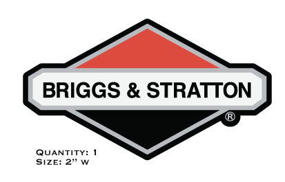 Briggs and Stratton Logo Engine Decal – Vintage Reproductions