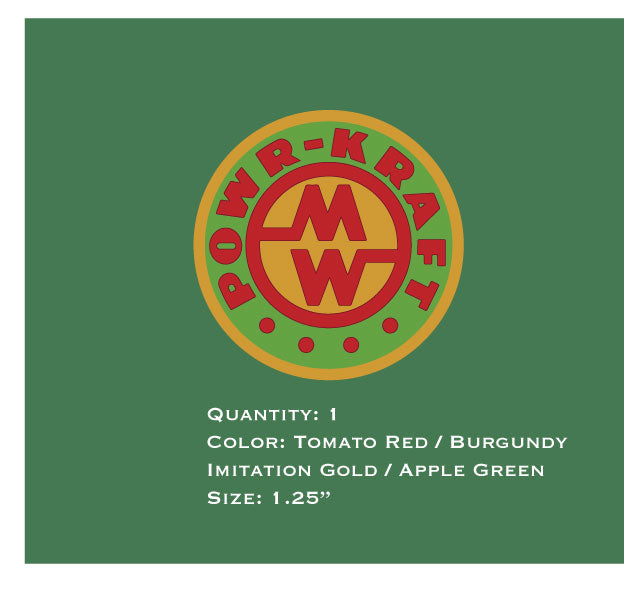 Montgomery Ward Powr-Kraft Circle Decal – Vintage Reproductions
