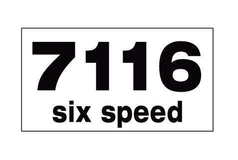 Simplicity 7116 Six Speed Decal – Vintage Reproductions
