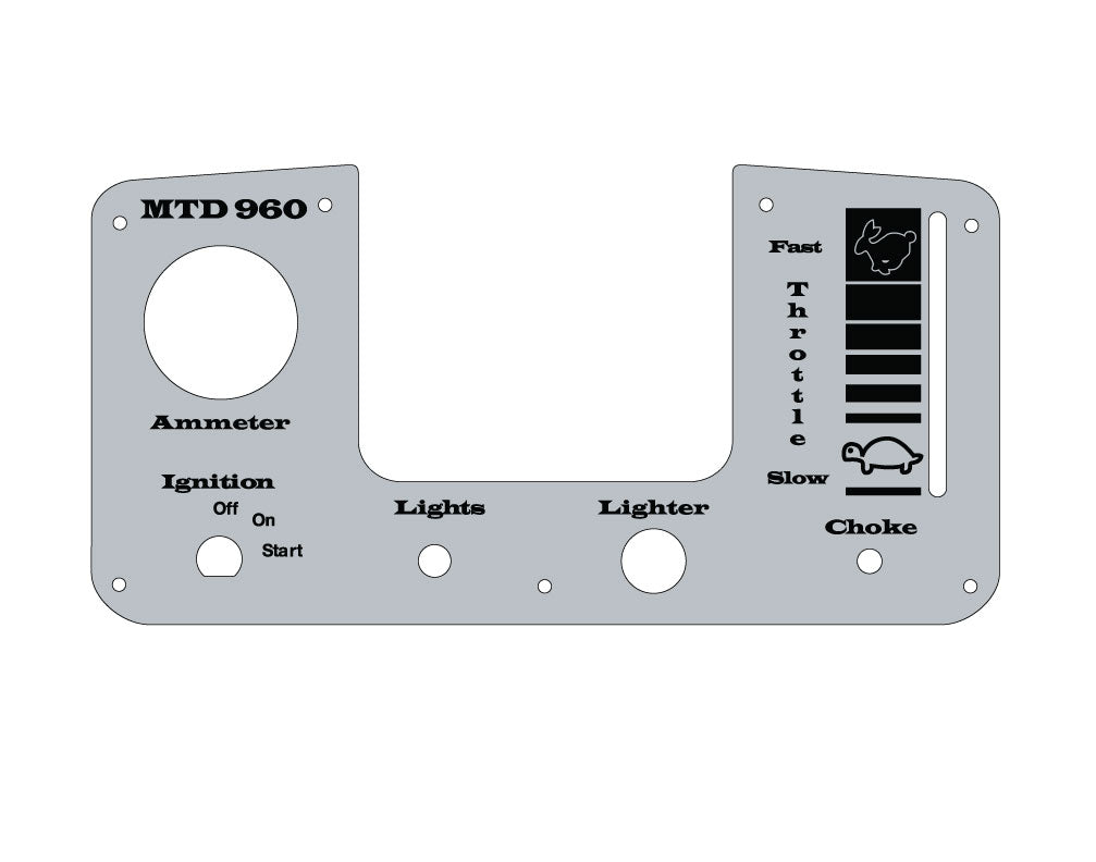 MTD Dash Decal 960 – Vintage Reproductions
