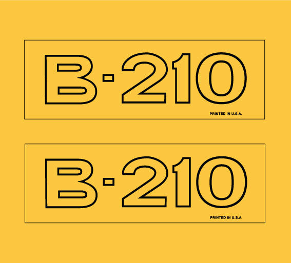 B-210 Hood emblems – Vintage Reproductions