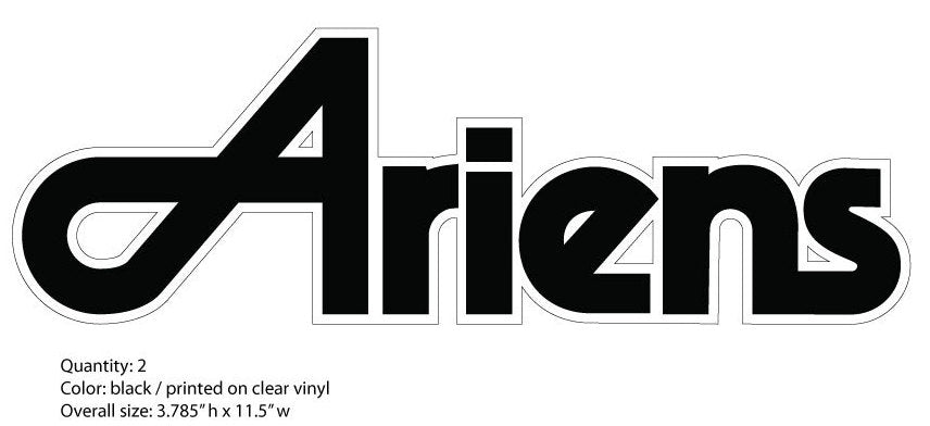 Ariens Hood Logo Decals – Vintage Reproductions