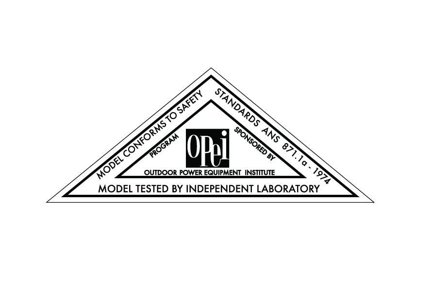 OPEI manufacture decal – Vintage Reproductions