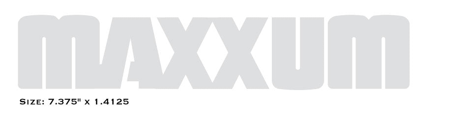 MAXXUM Decal – Vintage Reproductions