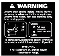 Simplicity Control Lever Warning Decal – Vintage Reproductions