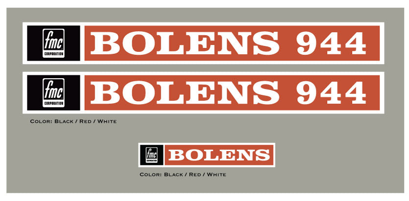 Bolens 944 Decals – Vintage Reproductions