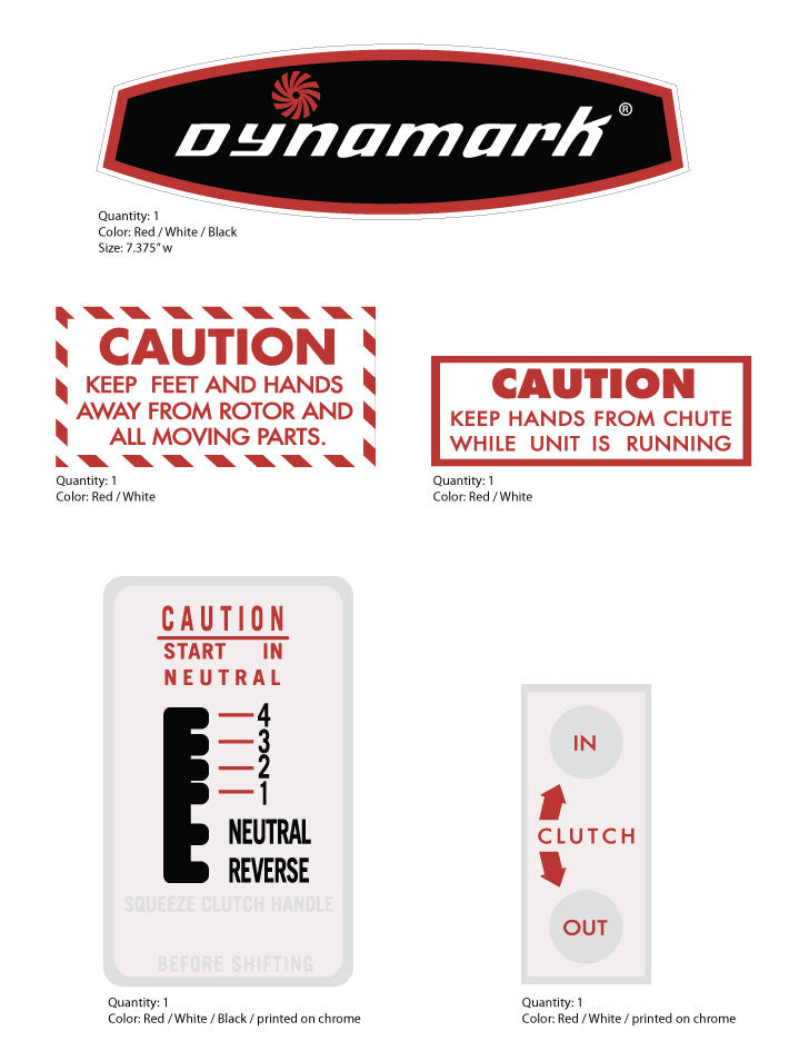 Dynamark Decal Set – Vintage Reproductions