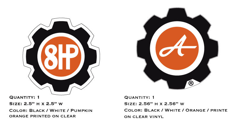 Ariens 8HP & Gear Decals – Vintage Reproductions