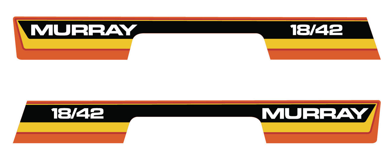 Murray 18/42 Hood decals – Vintage Reproductions