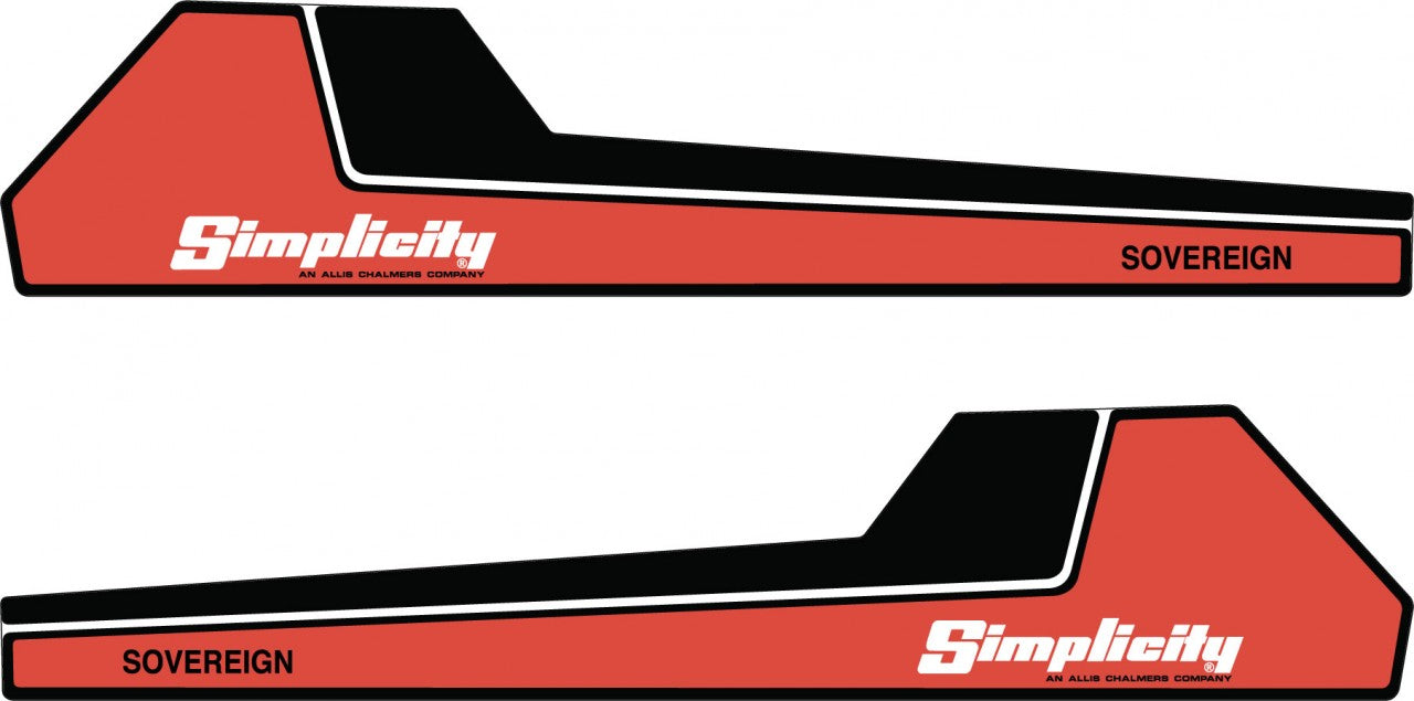 Simplicity Sovereign Hood Decal – Vintage Reproductions