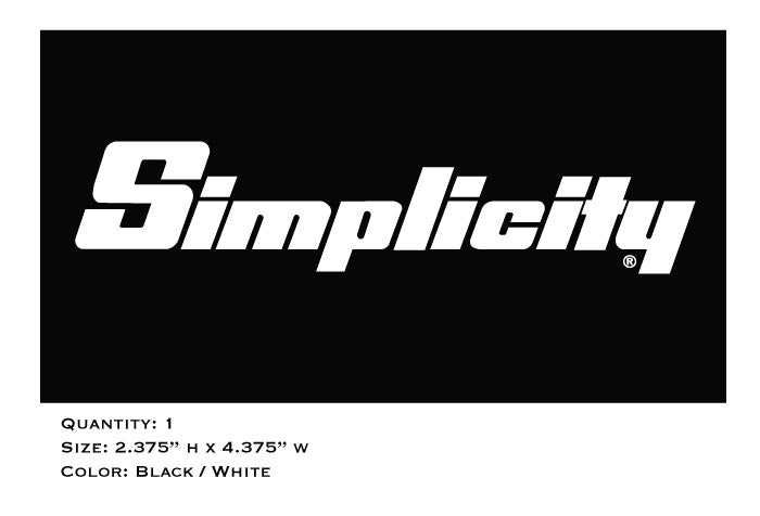 Simplicity Sunstar Headlight Decal – Vintage Reproductions