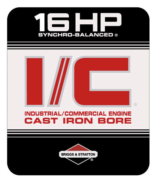 Briggs and Stratton 16HP engine decal – Vintage Reproductions