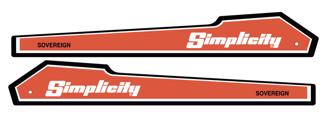 Simplicity Sovereign 7000 hood decal – Vintage Reproductions