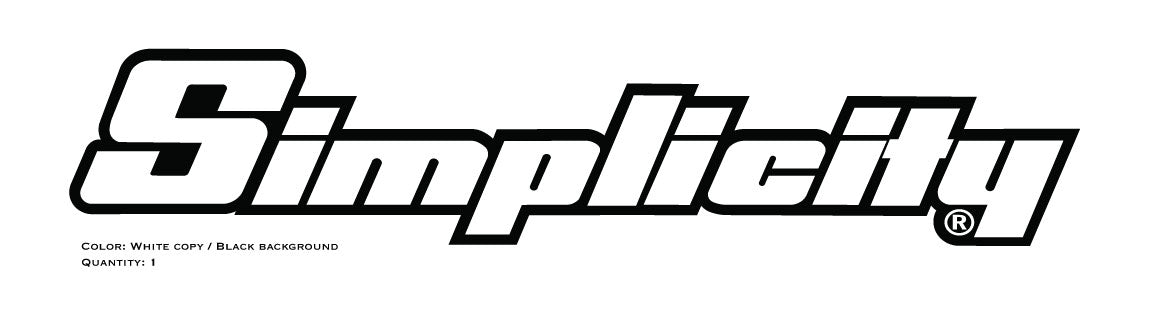 Simplicity Front Axle Decal – Vintage Reproductions