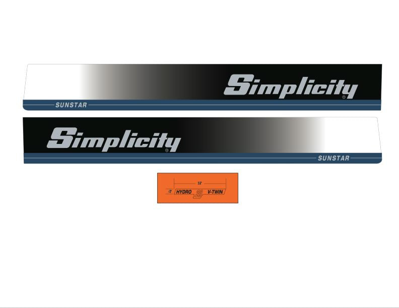 Simplicity Sunstar Hydro 20 V twin – Vintage Reproductions